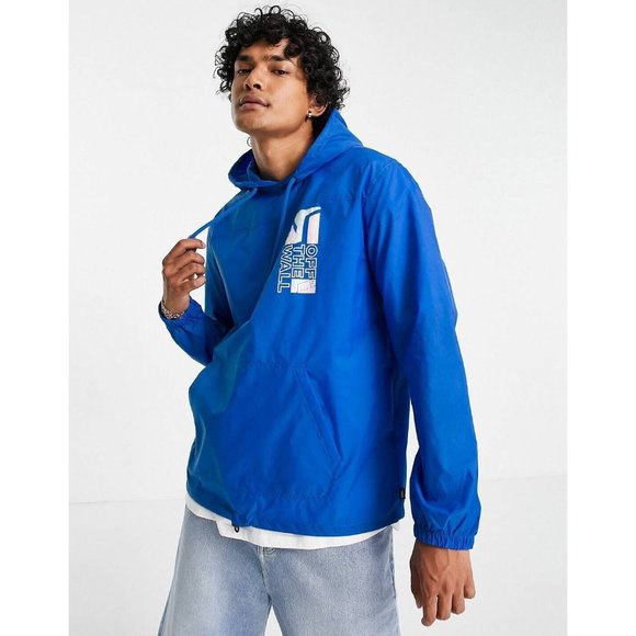 Vans | Jackets & Coats | Vans Mens Dimension Anorak Windbreaker Blue ...